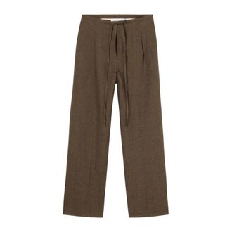 R&oacute;he Weite Hose mit Kordelzug - - Trousers - Damen - Braun - M