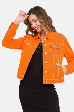 Cipo & Baxx Jeansjacke Jeansjacke Mit praktischen Brusttaschen, WJ212