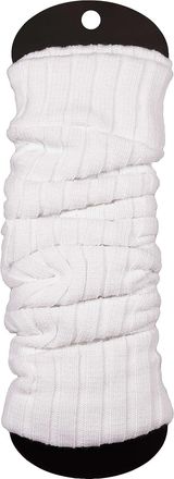 Ateena Stulpen Damen Wei&szlig;, Stulpen Damen Wolle, Kn&ouml;chelw&auml;rmer, Beinw&auml;rmer Acrylic mit Wolle, Maximaler Wadenumfang - 40 cm, L&auml;nge - 60 cm