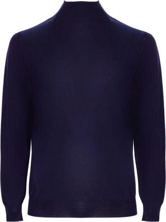Fedeli Homme, Pulls, Bleu, Taille: L Maille en laine