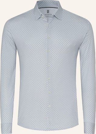 DeSoto Desoto Jerseyhemd Slim Fit grau