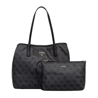 Guess Victtoria Tote - Femme - Sacs - Gris - Taille: ONE Size