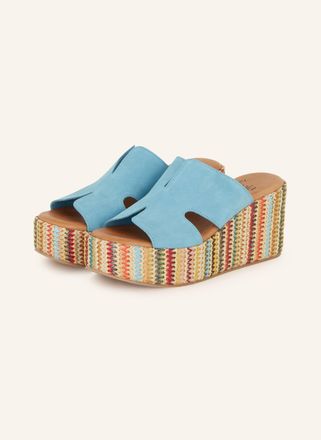 &Egrave; Mia &Egrave; Mia Plateau-Pantoletten blau