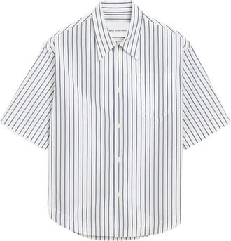 Ami Homme, Chemises, Bleu, Taille: M ADC Wide Shirt