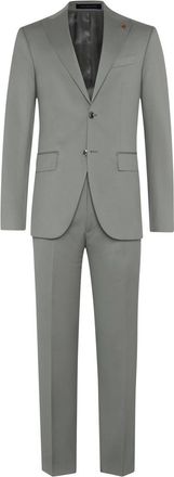 Sartoria Latorre Einreiher-Anzug aus Schurwolle mit steigendem Revers in