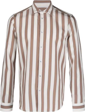 Manuel Ritz Homme, Chemises, Beige, Taille: 3XL 27 Camicia