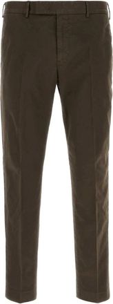 Pantaloni Torino Homme, Pantalons, Brun, Taille: XL Stretch Cotton Pant