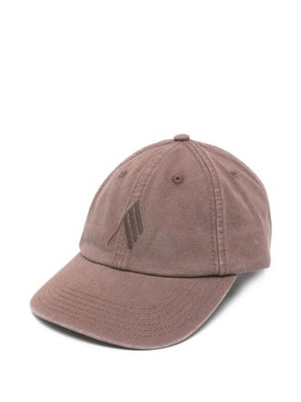 The Attico Caps & M&uuml;tzen - Soft Cotton Cap With Adjustable Strap - Gr. L - in Braun - f&uuml;r Damen