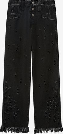 Isabel Marant Pantalon Amia - Femme - Noir - Taille 34 - Isabel Marant