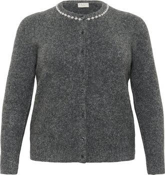 Kaffe Curve Damen, Strickwaren, Grau, MGröße