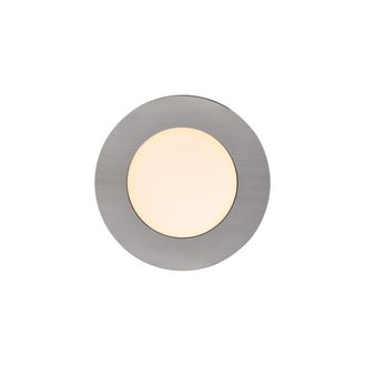 Nordlux LED Einbauleuchte LEONIS, rund, 3er Set, 4,5W LED, 110&deg;, 2700K, 345lm, IP65, Nickel