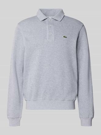 Lacoste Regular Fit Sweatshirt aus reiner Baumwolle