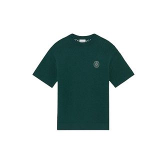 Dr&ocirc;le de Monsieur Dr&ocirc;le 1990 Strick-T-Shirt mit Lochmuster - - Knitwear - Herren - Gr&uuml;n - M