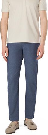 Gardeur Herren Hose blau Baumwoll-Stretch