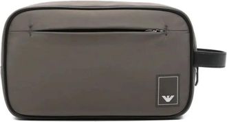 Emporio Armani unisex, Sacs, Gris, Taille: ONE Size Beauty Case
