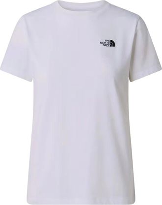 The North Face Femme, Tops, Blanc, Taille: 42 FR Evolution Simple Dome Slim T-Shirt Manches Courtes