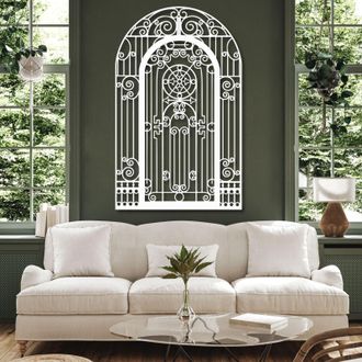 Generic Moderner minimalistischer Wandbogen aus Metall, Wanddekoration mit Fensterbogen, gew&ouml;lbt, gew&ouml;lbte Wanddekoration f&uuml;r Wohnzimmer, Schlafzimmer, Eingan