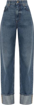 Dolce & Gabbana Jeans mit Umschlagbund - - Jeans - Damen - Blau - M