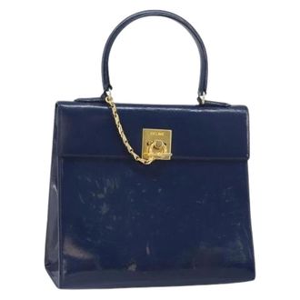 Celine Pre-owned Lederhandtasche - - Pre-owned - Damen - Blau - ONE SIZE