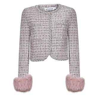 Self Portrait Damen, Jacken, Rosa, XSGr&ouml;&szlig;e