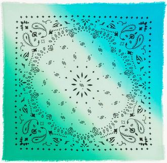 Kujten Grand bandana cachemire dip dye - Grand Bandana Hachiko Dip Dye