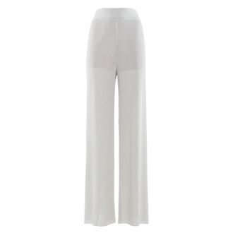 Nenette Femme, Pantalons, Gris, Taille: 36 FR Wide Pantalons