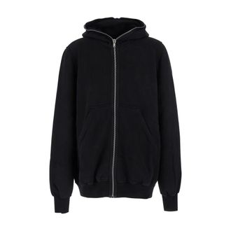 Rick Owens Hoodie mit K&auml;ngurutasche - - Sweatshirts & Hoodies - Herren - Schwarzk - XL