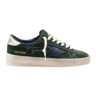 Golden Goose Homme, Chaussures, Vert, Taille: 43 EU Stardan Suede Baskets