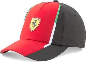 Puma Scuderia Ferrari - Casquette Équipe 2023 pour Enfants - Rouge - Unisexe - Taille Unique