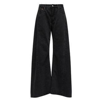 Maison Margiela Wide Jeans - - Jeans - Damen - Schwarzk - W26