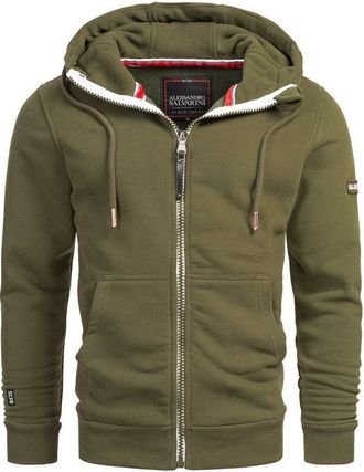 Alessandro Salvarini Sweatjacke ASBergamo aus hochwertigem, warmem Material