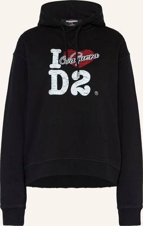 Dsquared2 Hoodie Vaquera schwarz