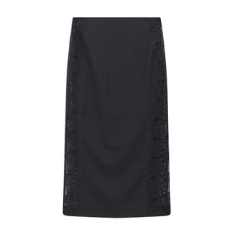 Rotate Rotate Birger Christensen, Femme, Jupes, Noir, Taille: 40 FR Jupe crayon en dentelle