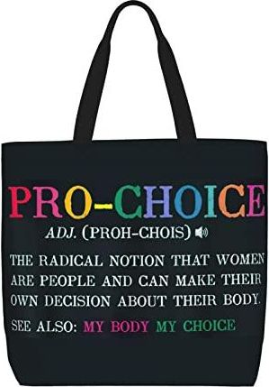Generic Sac Fourre-Tout D&eacute;finition Du Droit &Agrave; LAvortement Et Droits F&eacute;ministes Sac Enfant Personnaliser R&eacute;utilisable Sacs En Toile Pour Femmes, Pour Shopping,