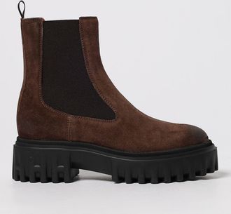 Hogan H700 Chelsea-Boots aus Veloursleder mit niedrigem Absatz