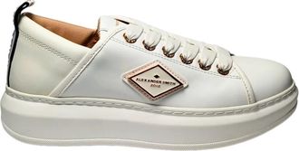 Alexander Smith Femme, Chaussures, Blanc, Taille: 37 EU Pelle Baskets