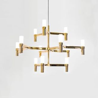 NEMO Suspension Crown - Métal - Verre sablé - Designer Jehs & Laub