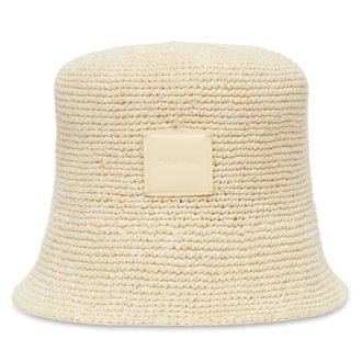 Calvin Klein Hut Calvin Klein Crochet Bucket LV04K5064G Beige