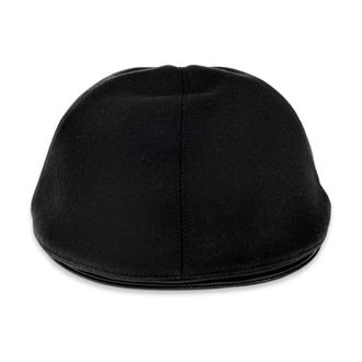 Giorgio Armani Casquette plate en laine - Homme - Accessoires - Noir - Taille: 60 CM