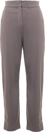 Max Mara Femme, Pantalons, Brun, Taille: 36 FR Pantalon Droit Lipari