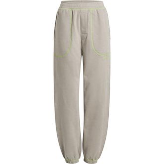Calvin Klein Damen Jogginghose Sweatpants, Beige (Satellite/Green Flash), M