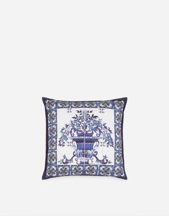 Dolce & Gabbana Kleines Canvas-kissen - Kleine Kissen Mehrfarbig Onesize