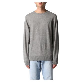 Polo Ralph Lauren Homme, Pulls, Gris, Taille: L Pull Classique en Tricot