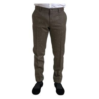 Dolce & Gabbana Homme, Pantalons, Brun, Taille: M Suit Pantalons