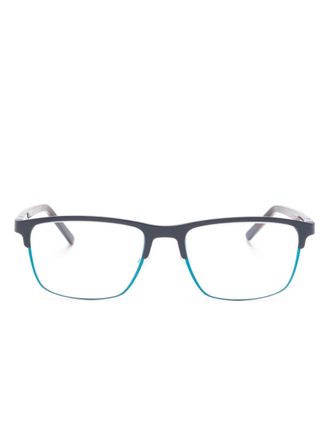 Face à Face lunettes de vue rectangulaires Alium Watt - Bleu