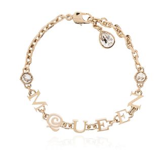 Alexander McQueen Armband mit schimmernden Kristallen - - Accessories - Damen - Gelb - ONE SIZE