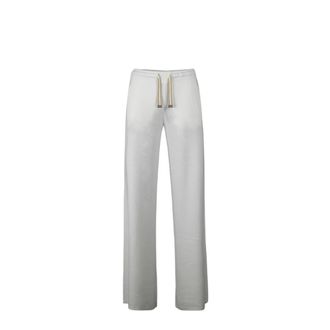 Moorer Homme, Pantalons, Blanc, Taille: 2XS Pantalon de jogging en maille