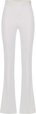 Elisabetta Franchi Femme, Pantalons, Beige, Taille: 44 FR Wide Pantalons