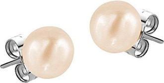 Orphelia Boucles doreille argent rhodié 925 perle Enfant Blanc Taille ronde - ZO de 7065