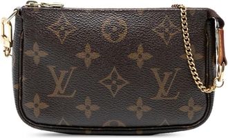 Louis Vuitton mini sac à main Monogram Pochette Accessoires (2012) - Marron
